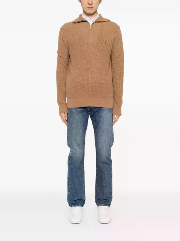 Polo Ralph Lauren Polo Pony-embroidered Waffle-knit Jumper