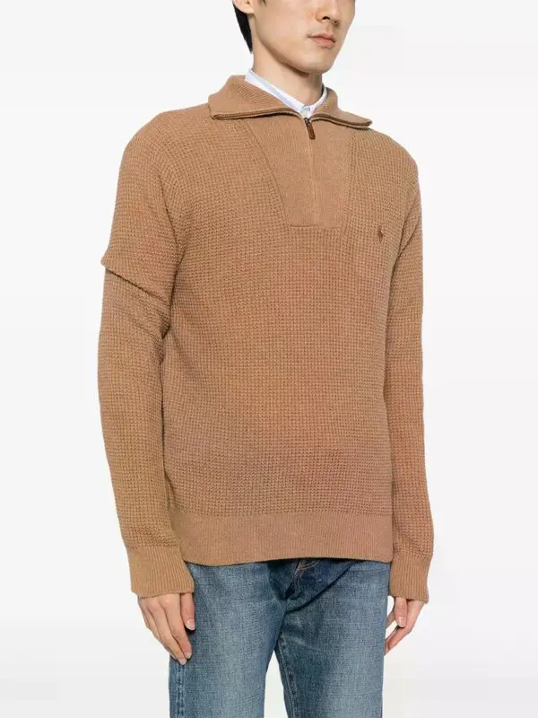 Polo Ralph Lauren Polo Pony-embroidered Waffle-knit Jumper