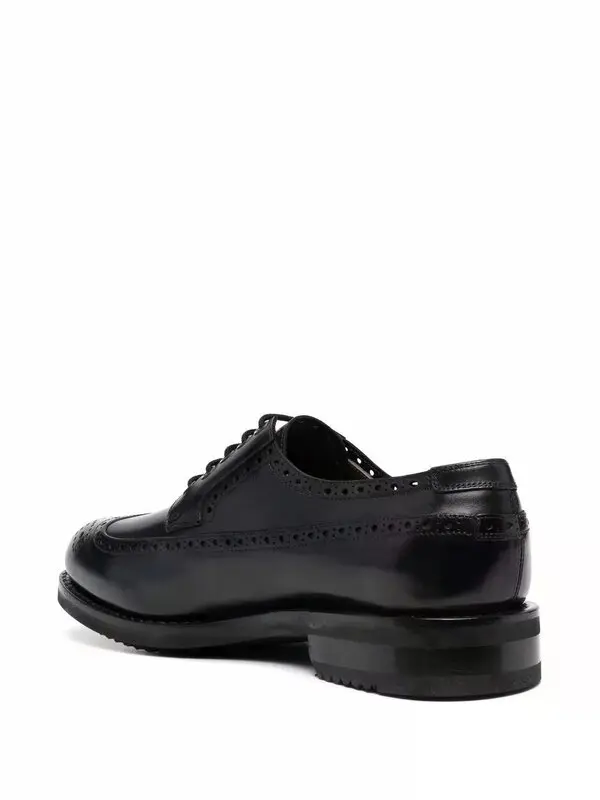 FERRAGAMO Marcus Perforated Derby Shoes