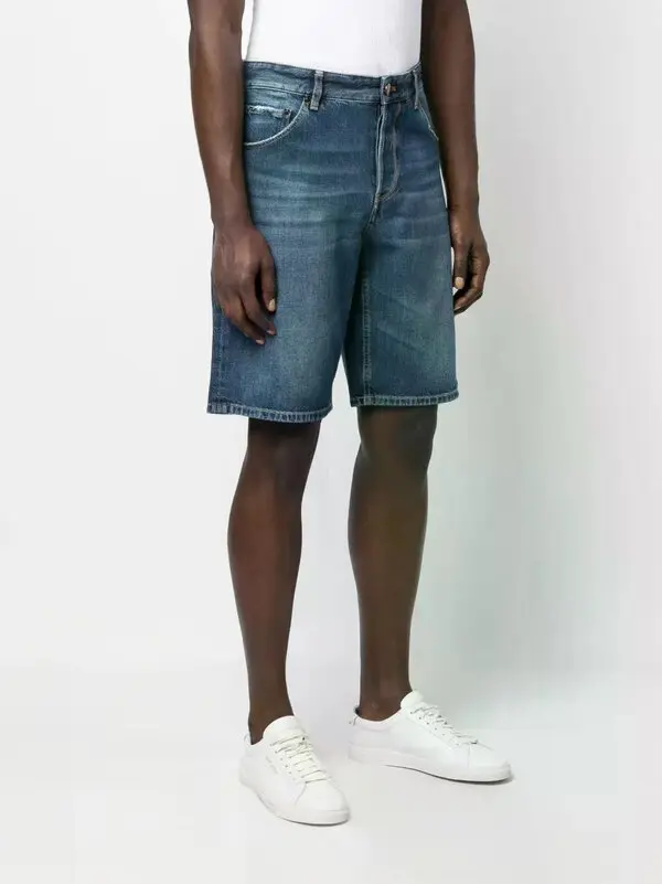 PT TORINO Straight-leg Denim Shorts
