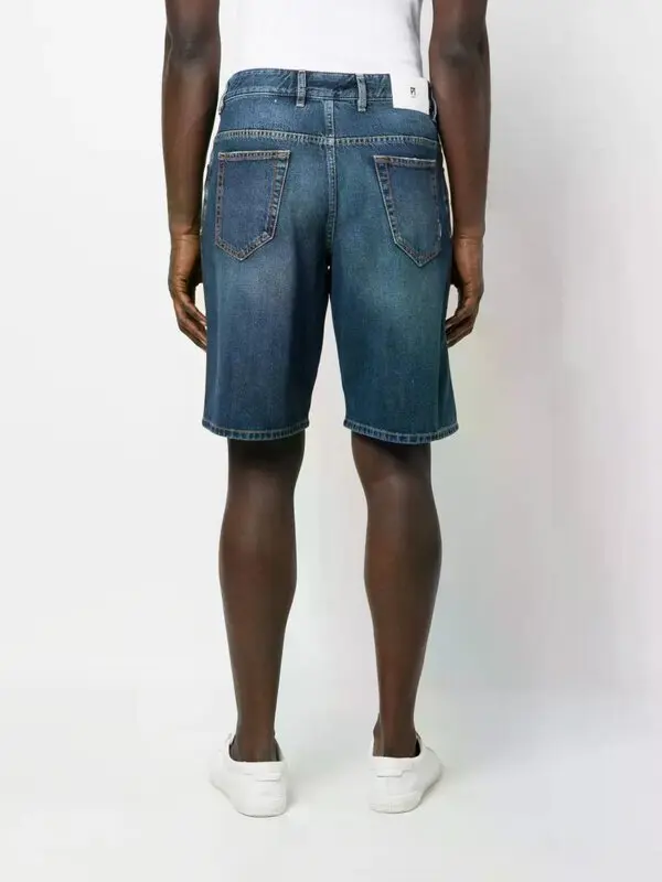 PT TORINO Straight-leg Denim Shorts