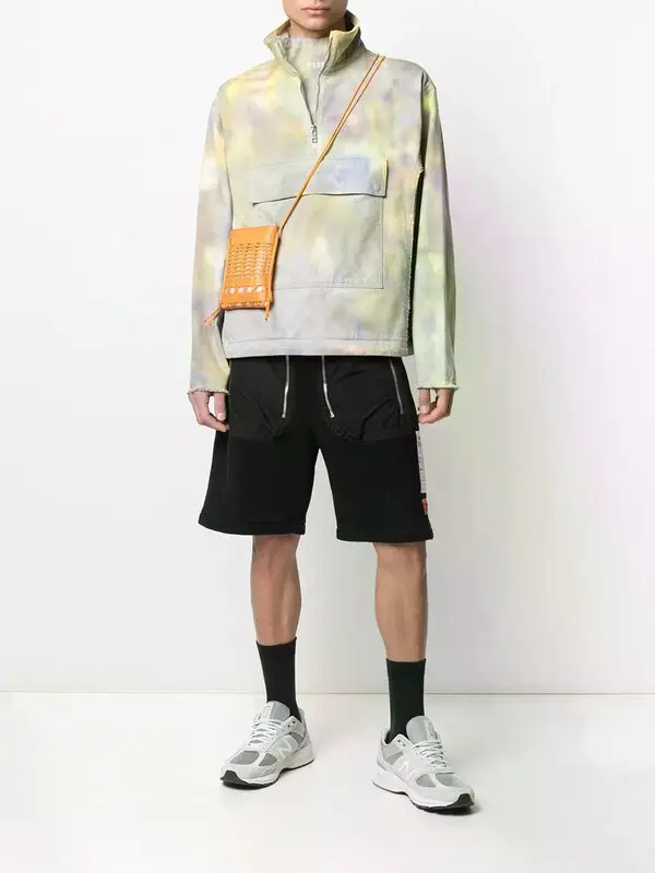 MSGM Tie-dye Half-zip Sweatshirt