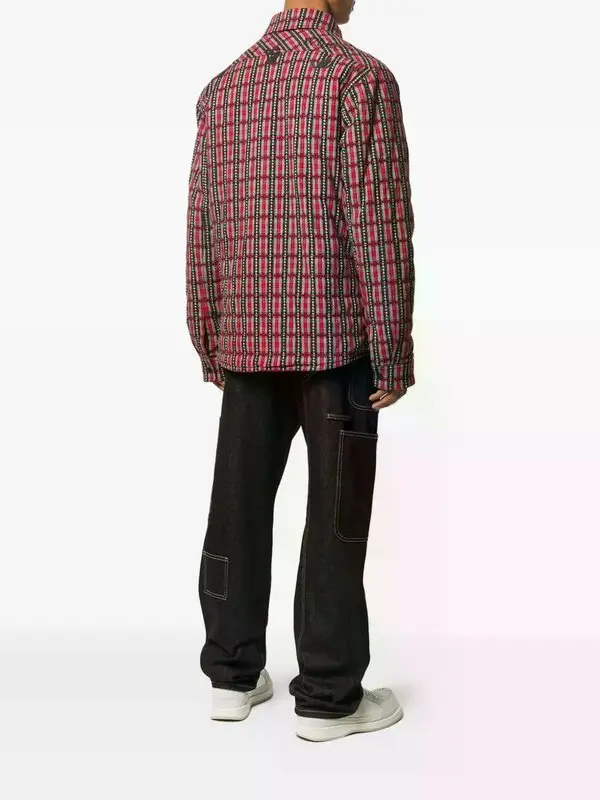 Off-White Check-pattern Hooded Jacket