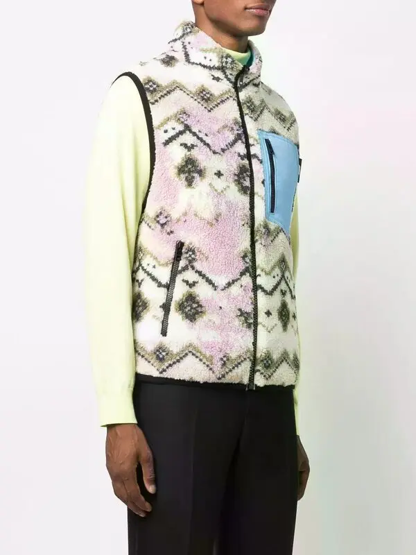 MSGM Reversible Zipped Gilet