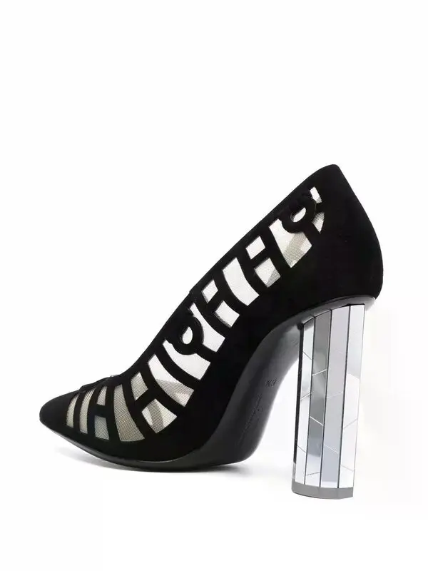 FERRAGAMO Mirrored Heel Pumps
