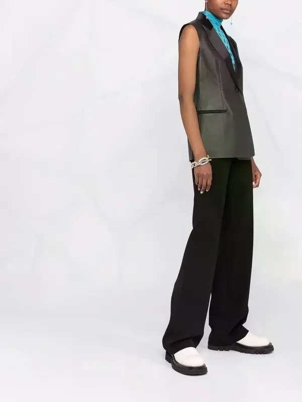 FERRAGAMO Tailored Leather Blazer