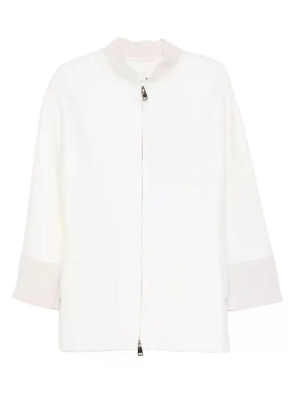 MANZONI 24 Long-sleeve Zip-front Coat