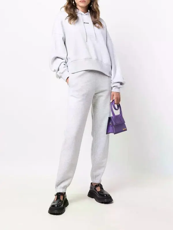 MSGM Logo Detail Jersey Sweatpants