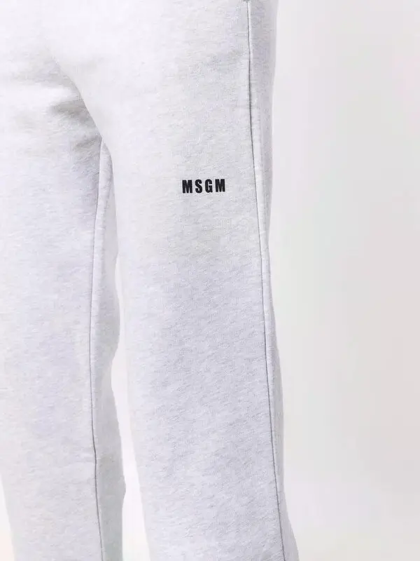 MSGM Logo Detail Jersey Sweatpants