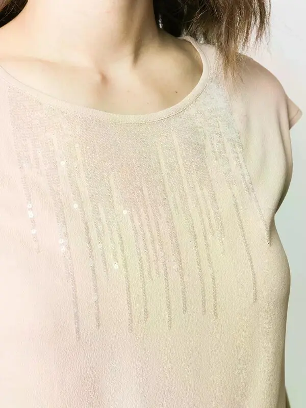 Fabiana Filippi Sequin Embellished Blouse