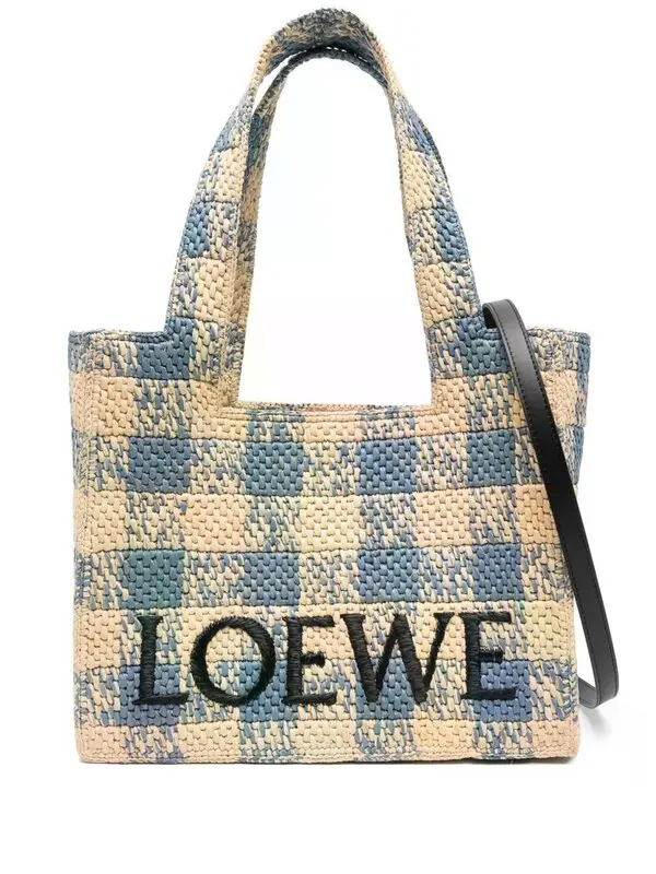 Loewe Font Tote Bag - Neutrals