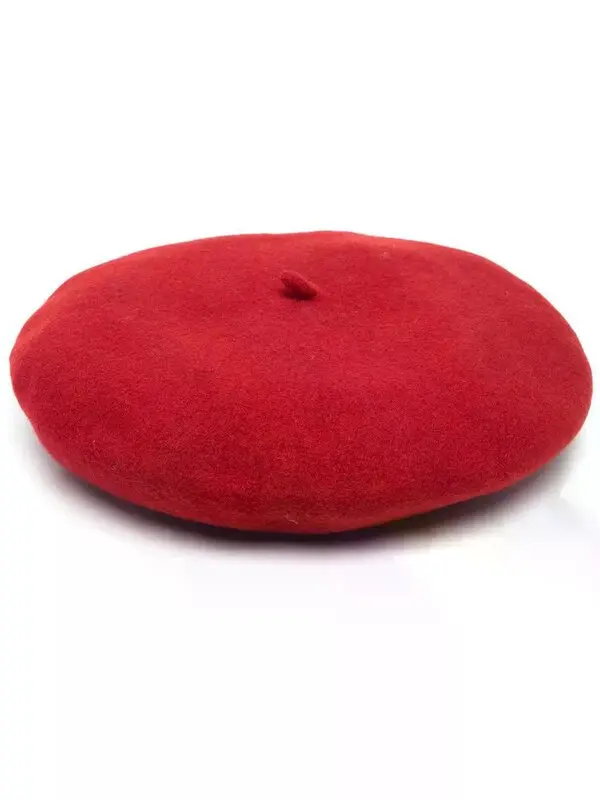 Borsalino Classic Knitted Beret - Red