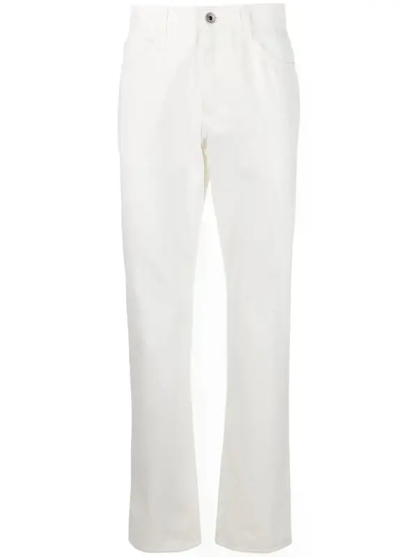 FERRAGAMO Straight-leg Jeans With Embossed Logo Patch