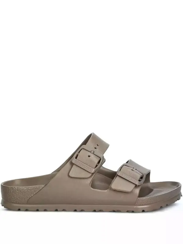 BIRKENSTOCK Arizona Double-buckle Slippers - Neutrals
