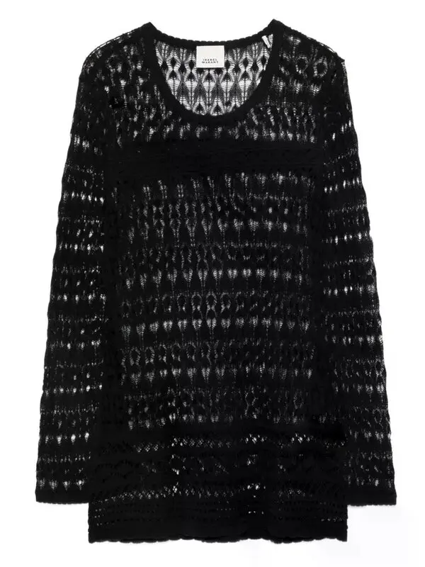 Isabel Marant Étoile Crochet Bell-sleeve Top