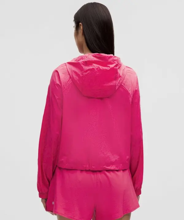 Lululemon Hood-lite Relaxed-fit Jacket - Raspberry Coulis