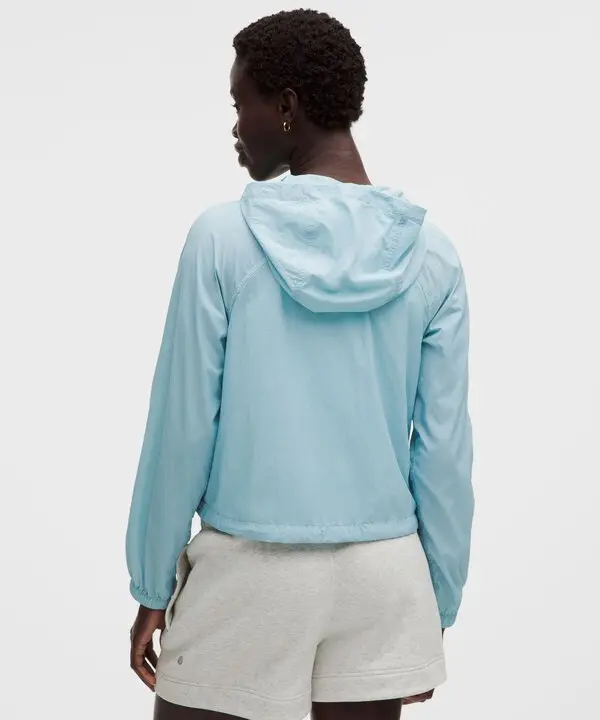 Lululemon Hood-lite Relaxed-fit Jacket - Seafoam