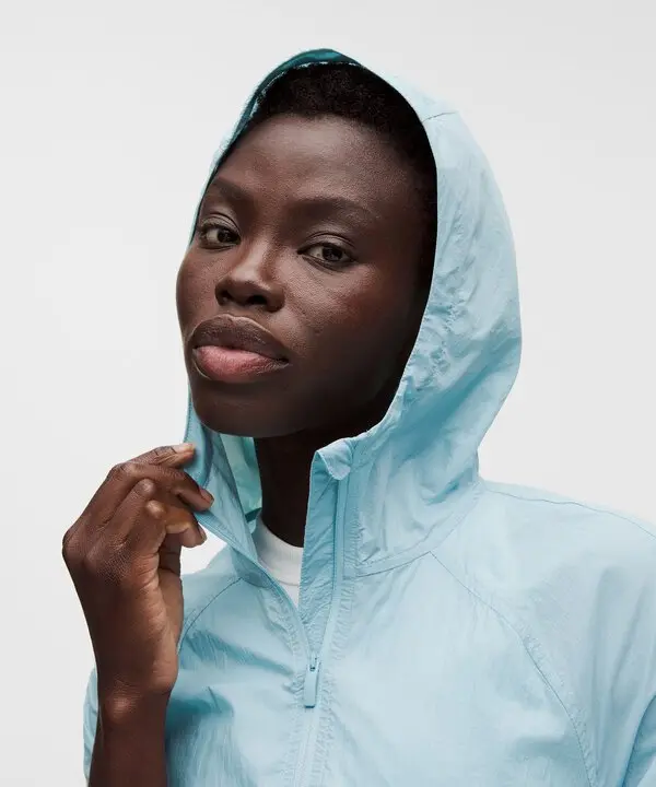 Lululemon Hood-lite Relaxed-fit Jacket - Seafoam