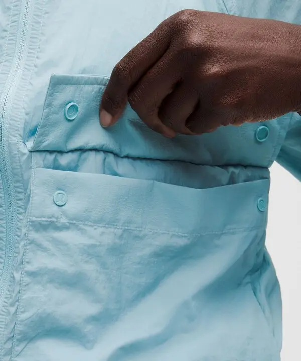 Lululemon Hood-lite Relaxed-fit Jacket - Seafoam