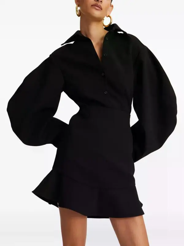 ROTATE BY BIRGER CHRISTENSEN Balloon-sleeve Shirt