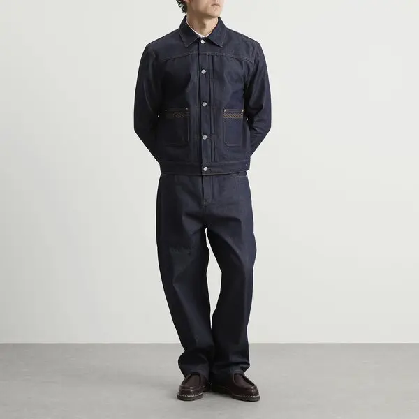 Drole De Monsieur Raw Denim Jacket - Brut