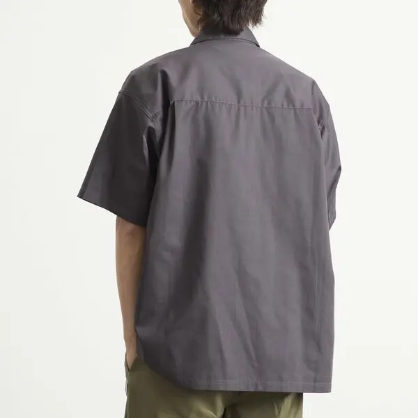 WTAPS Logo Work Shirt - Charcoal