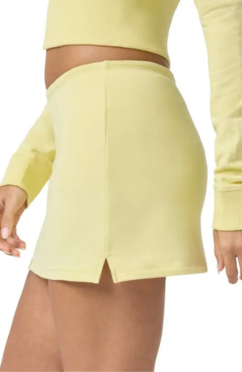 FLORENCE BY MILLS Knit Miniskirt - Yellow Iris
