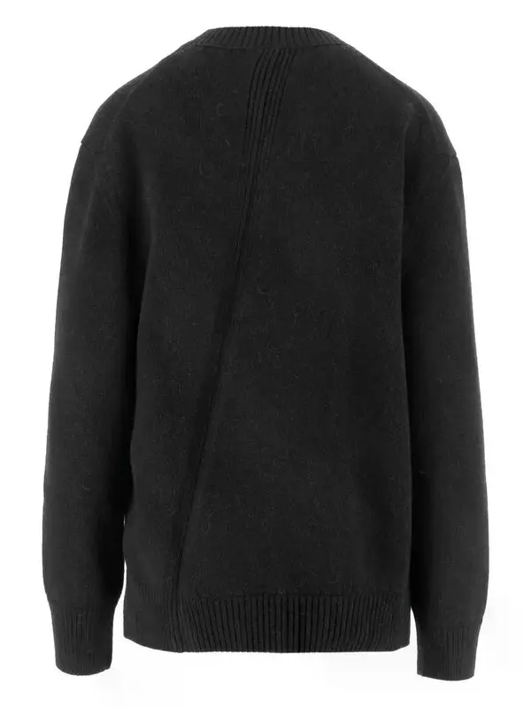 JIL SANDER Asymmetrical Ribbed Sweater