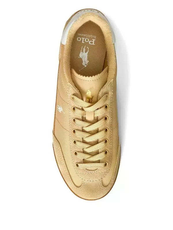 Polo Ralph Lauren Suede-panel Sneakers - Neutrals