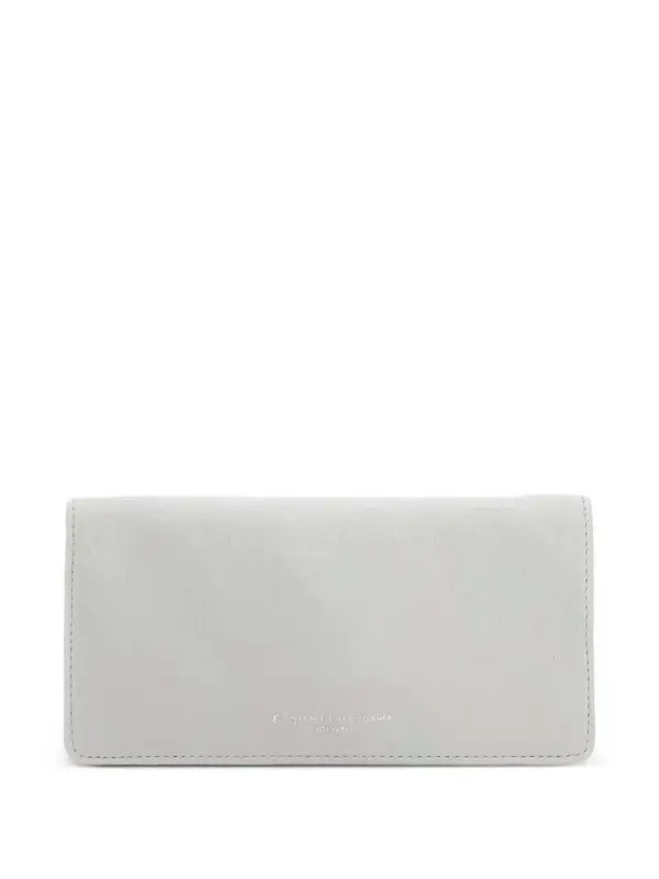 GIANNI CHIARINI Zip-fastening Pebble-grain Leather Wallet - Grey