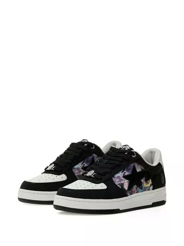 A BATHING APE Floral-star Sneakers