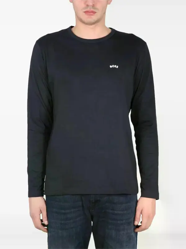 BOSS Long-sleeve T-shirt With Logo Detail