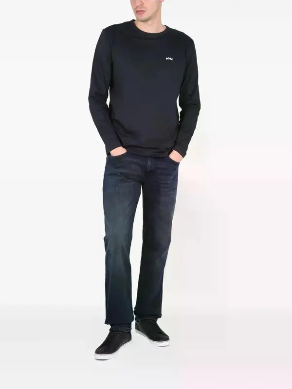 BOSS Long-sleeve T-shirt With Logo Detail
