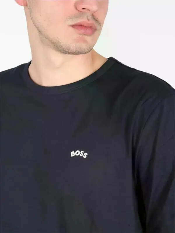 BOSS Long-sleeve T-shirt With Logo Detail