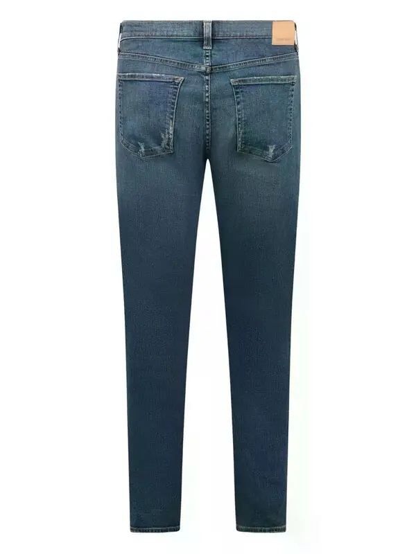 Citizens Of Humanity Engraved-logo Patch Straight-leg Jeans