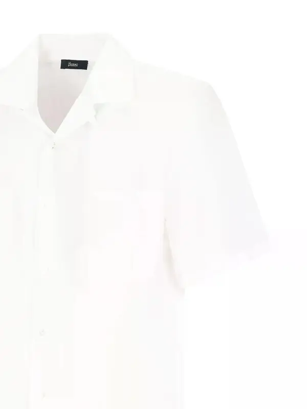 Herno Short-sleeve Pocket Shirt - White