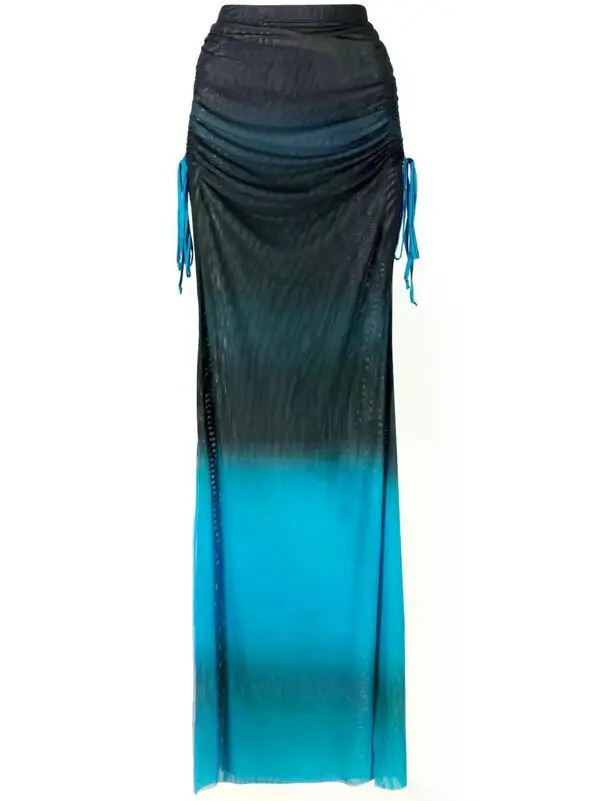 KERNE.MILK Maya Gradient-effect Maxi Skirt