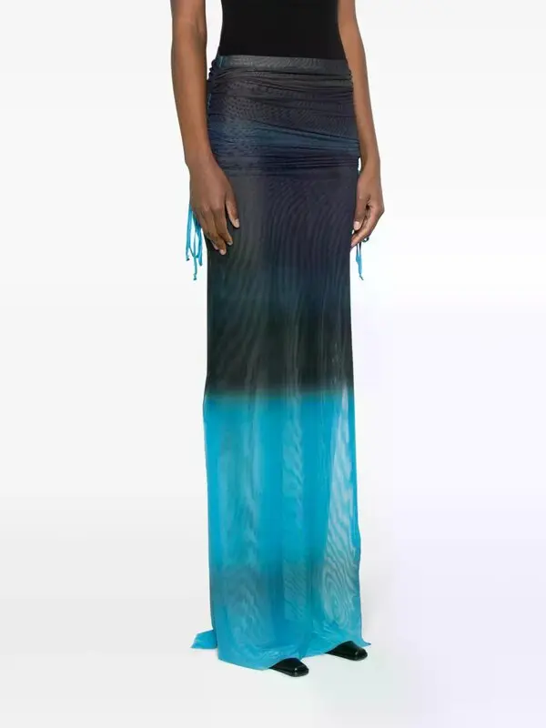 KERNE.MILK Maya Gradient-effect Maxi Skirt