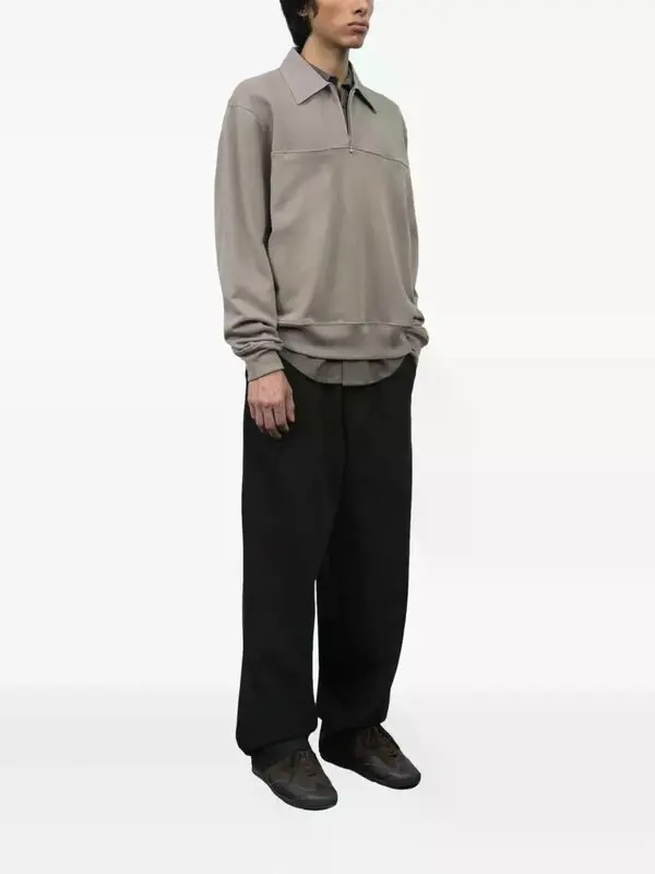 LADY WHITE CO. Anderson Quarter Zip Polo Shirt