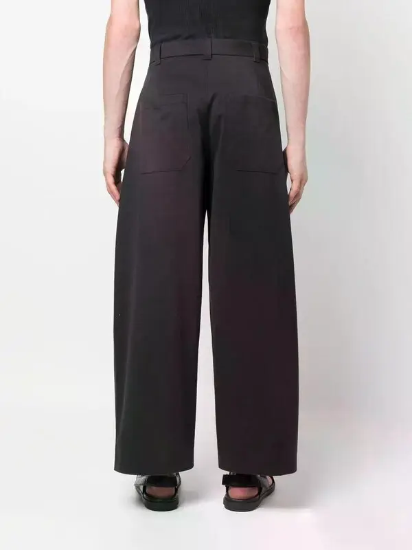 Studio Nicholson Yale Wide-leg Trousers - Grey