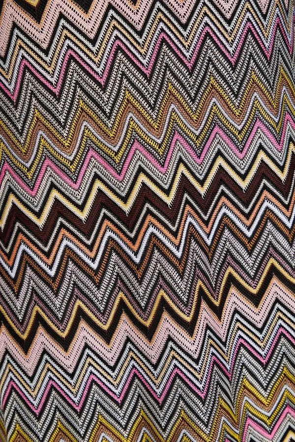 Missoni Crochet-knit Mini Dress - Chocolate