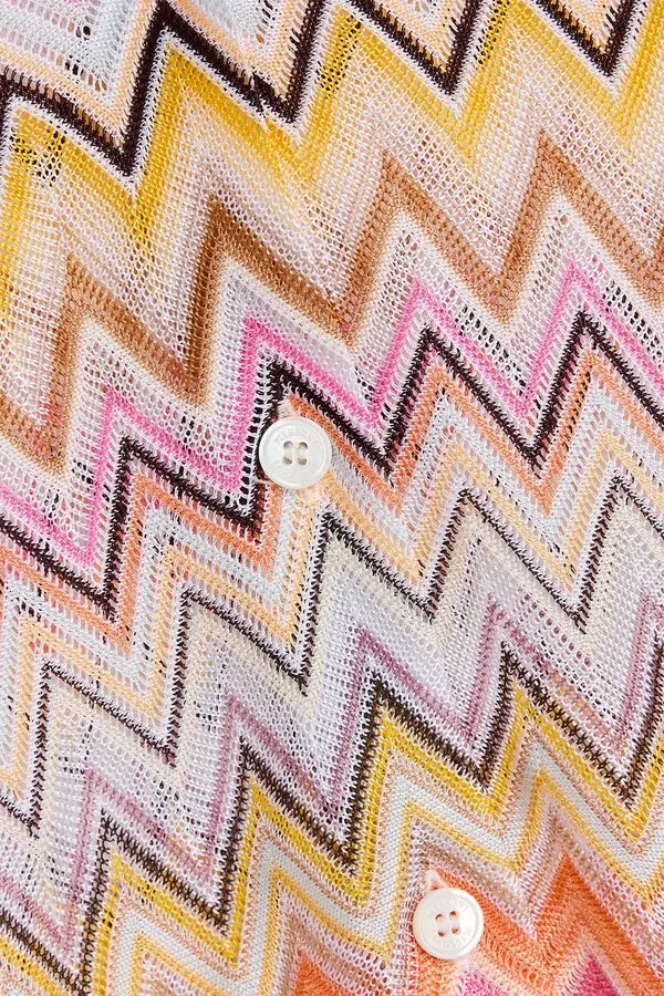 Missoni Crochet-knit Shirt - Yellow