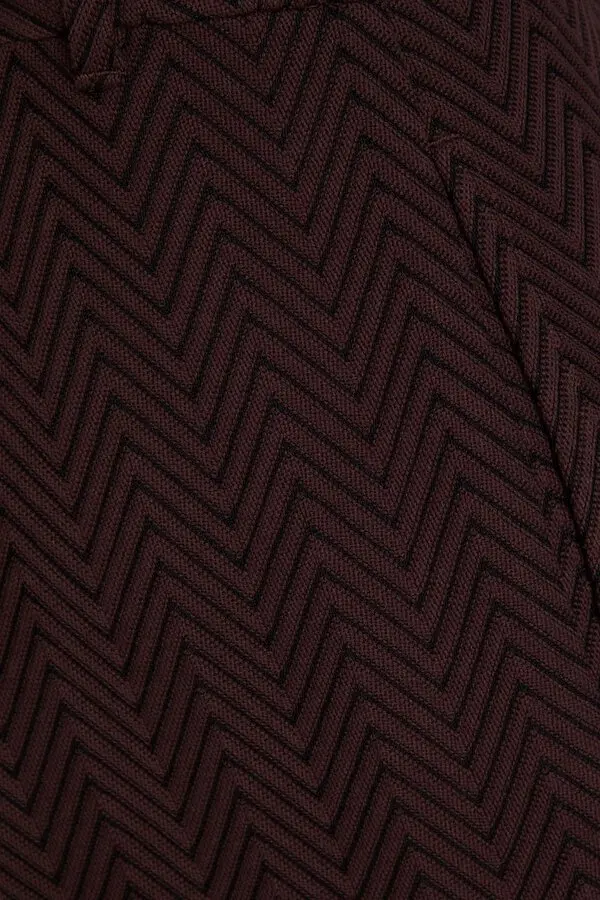 Missoni Jacquard-knit Wide-leg Pants - Chocolate