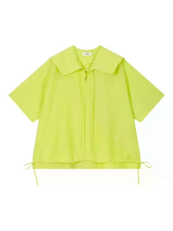 STUDIO TOMBOY Sailor-collar Drawstring-hem Blouse