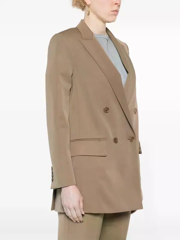 Max Mara Double-breasted Blazer - Brown