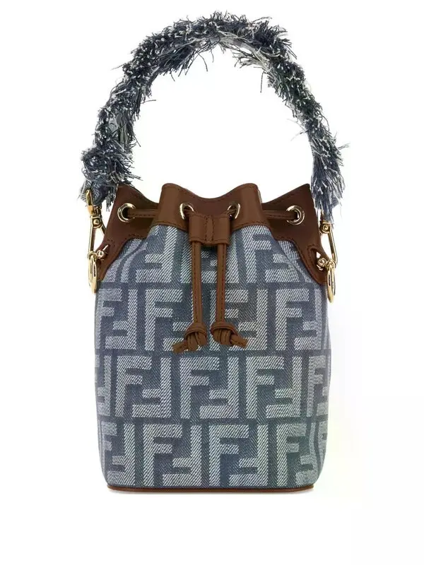 Fendi Mon Tresor Ff Logo Mini Bucket Bag