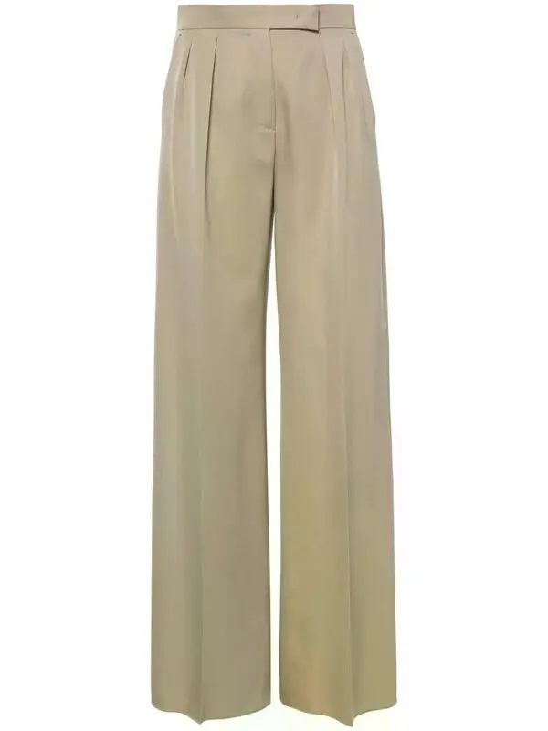 Max Mara Pleated Wide-leg Trousers