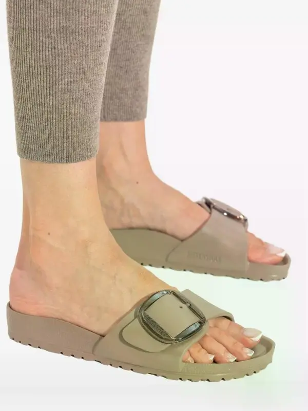 BIRKENSTOCK Buckle-detail Slides - Neutrals