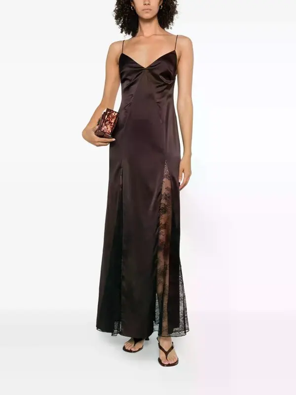 short brown party dress Zahra Chocolate Brown Halter-Neck Ruched Mini Dress With Ruffle Hem – Club  L London main image 1
