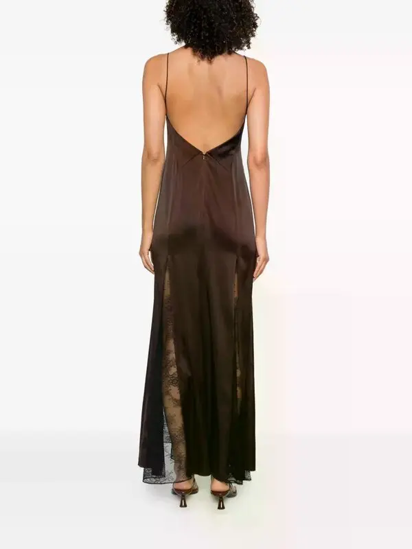 Staud Exclusive Trinity Lace-inset Silk Maxi Slip Dress Maxi Slip Lace  Insert Christy Vintage Teal Maxi Dress Azazie | TikTok